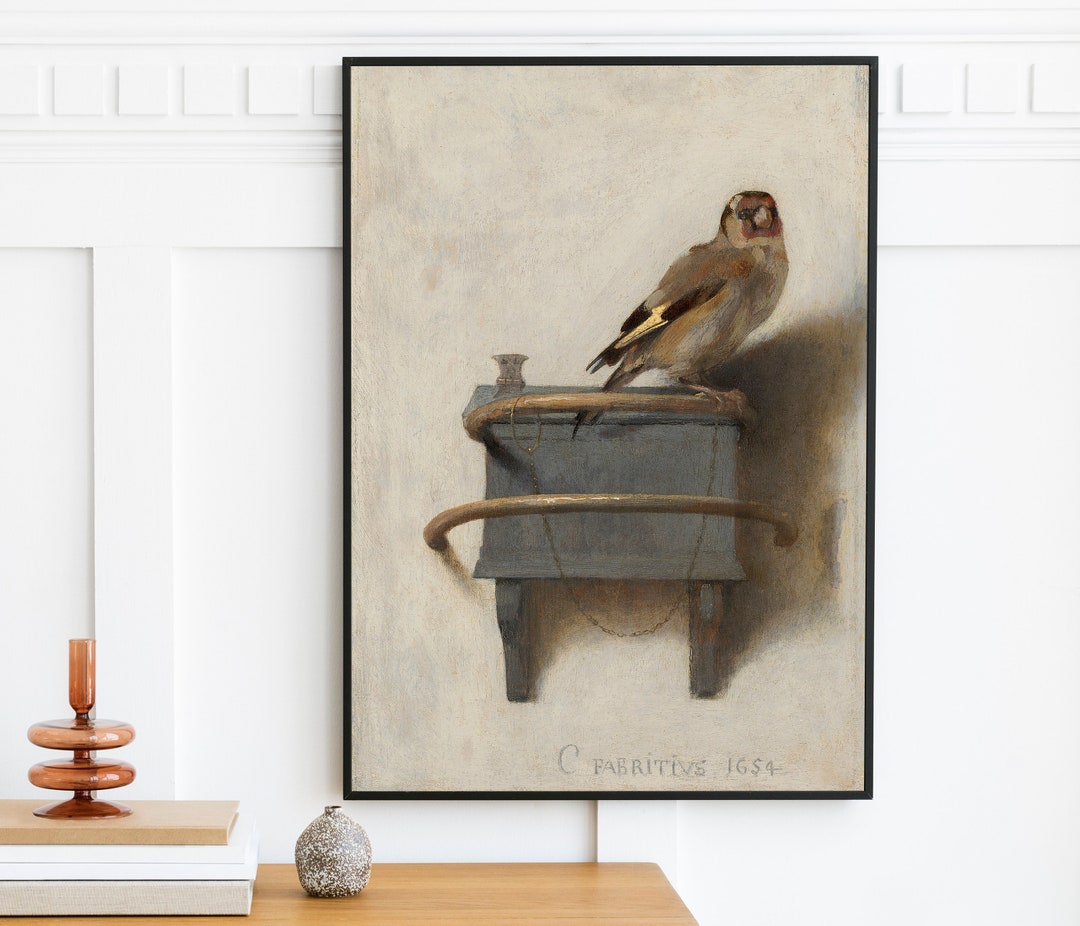 The Goldfinch Print - Vintage Bird Print, Bird Print, Digital Download ...