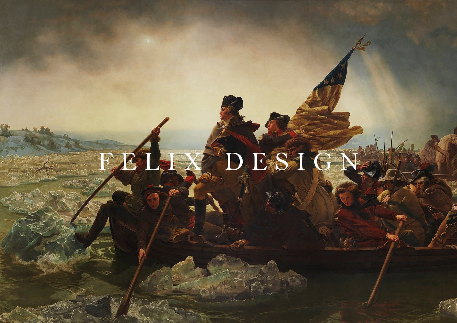 Emanuel Leutze Washington Crossing the Delaware 1851 | Etsy