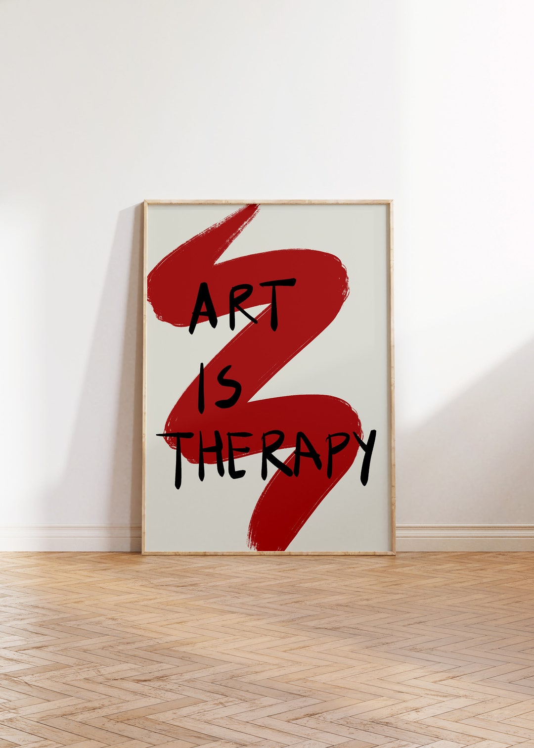 Art Therapy Poster | Self Love Poster | Inspirational Wall Art ...