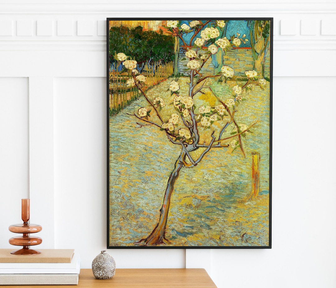 Vincent Van Gogh - Small Pear Tree in Blossom (1888) | Farmhouse Wall ...