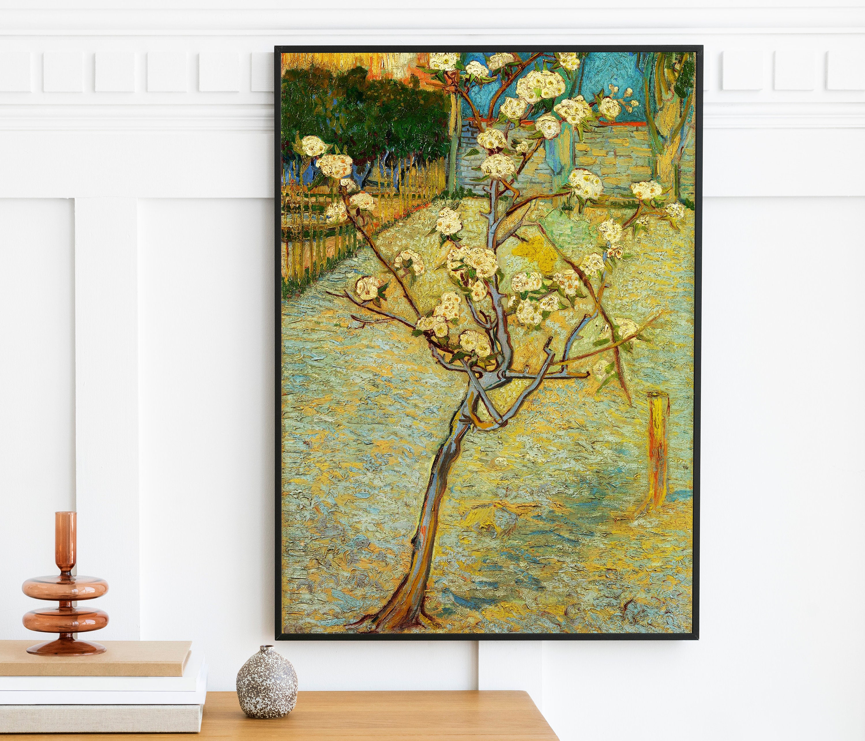 Vincent Van Gogh - Small Pear Tree in Blossom (1888) | Farmhouse Wall ...
