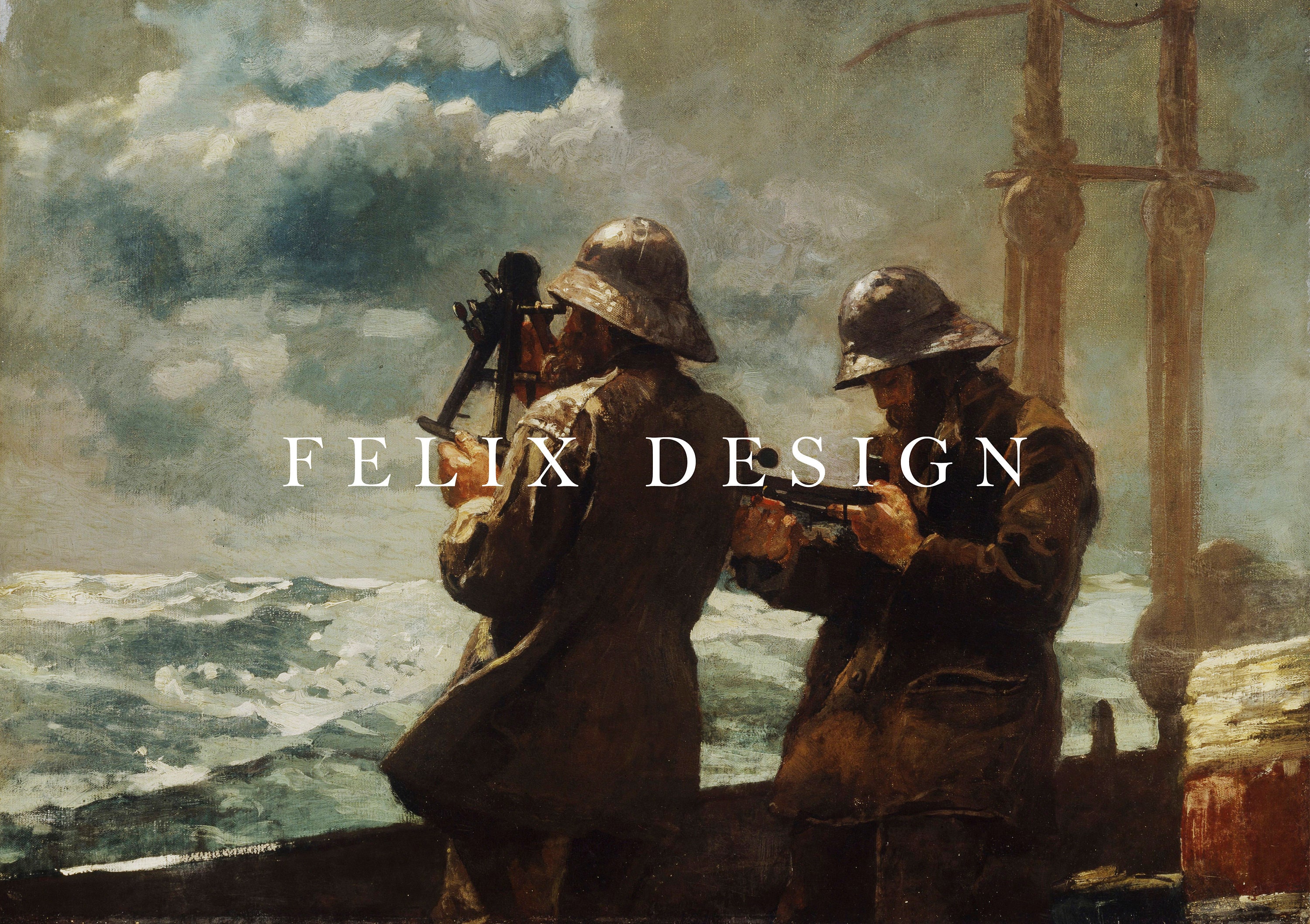 Winslow Homer - Eight Bells (1886) | Vintage Painting Landscape Print ...