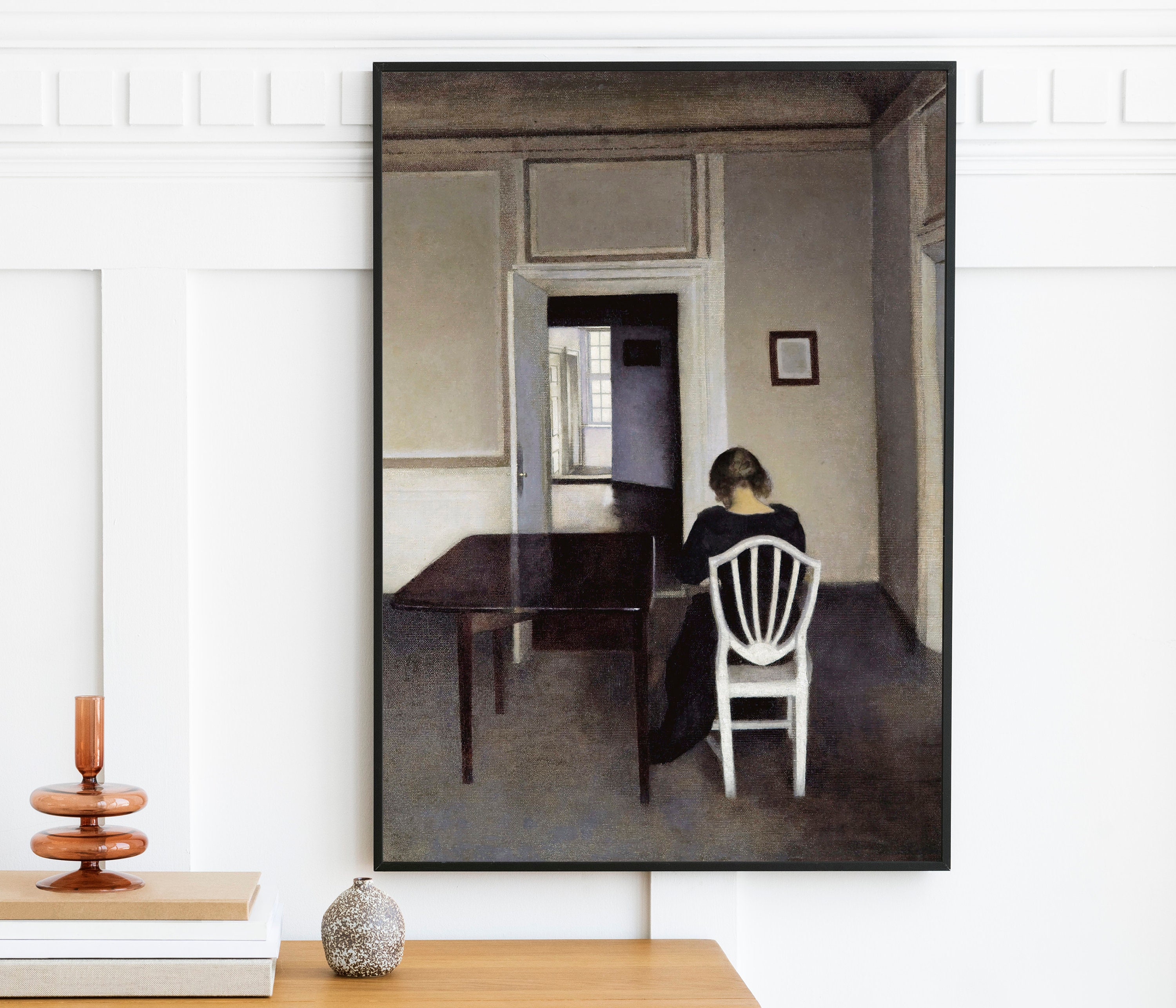Danish Chair Poster - Etsy Danish Chair Poster - Etsy