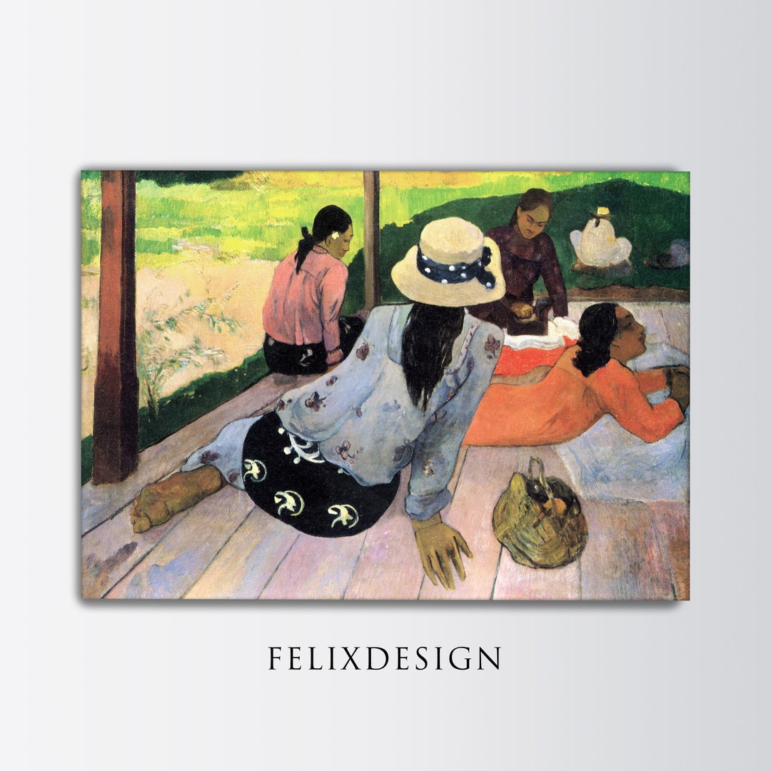 Paul Gauguin - the Siesta (1894) | Samsung Frame TV Art | Painting ...