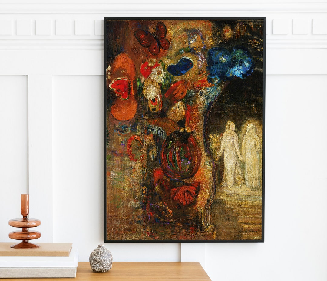 Odilon Redon - Apparition (1905) | Vintage Oil Painting | Print Classic ...