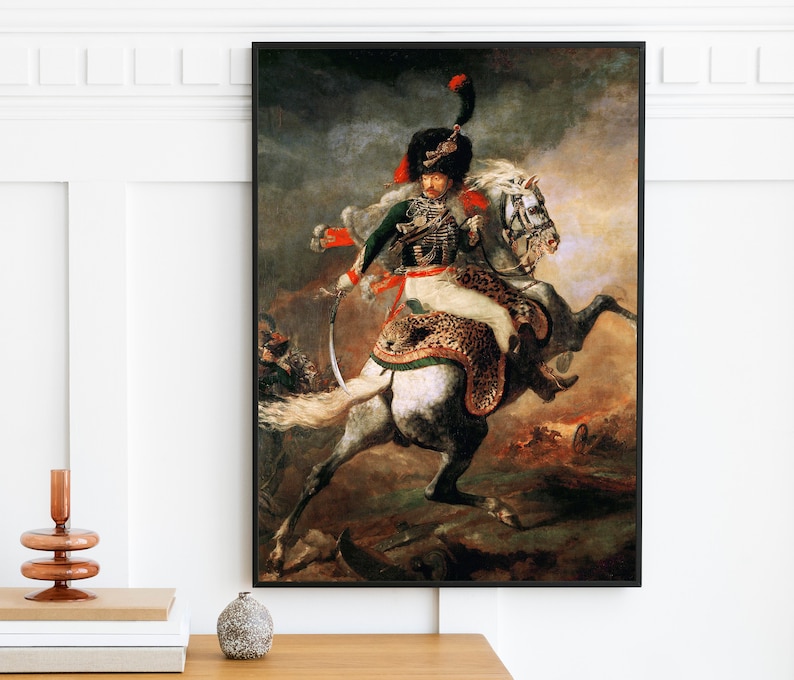 Theodore Gericault the Charging Chasseur 1812 Museum | Etsy