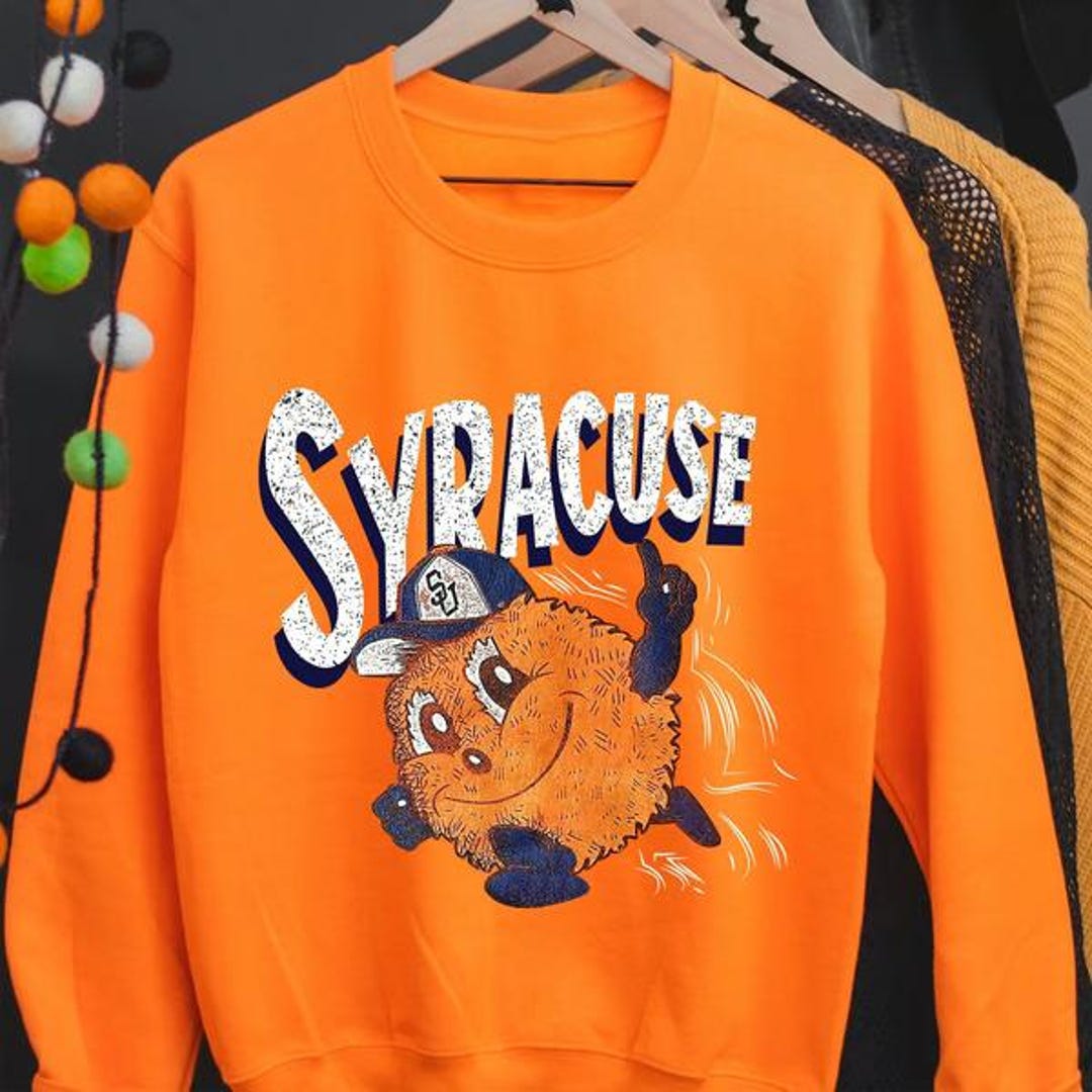 Syracuse Orange Sweatshirt Orange Crewneck Pullover, College Apparel ...