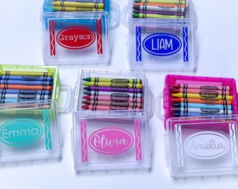 Crayons Box for Kids | Etsy