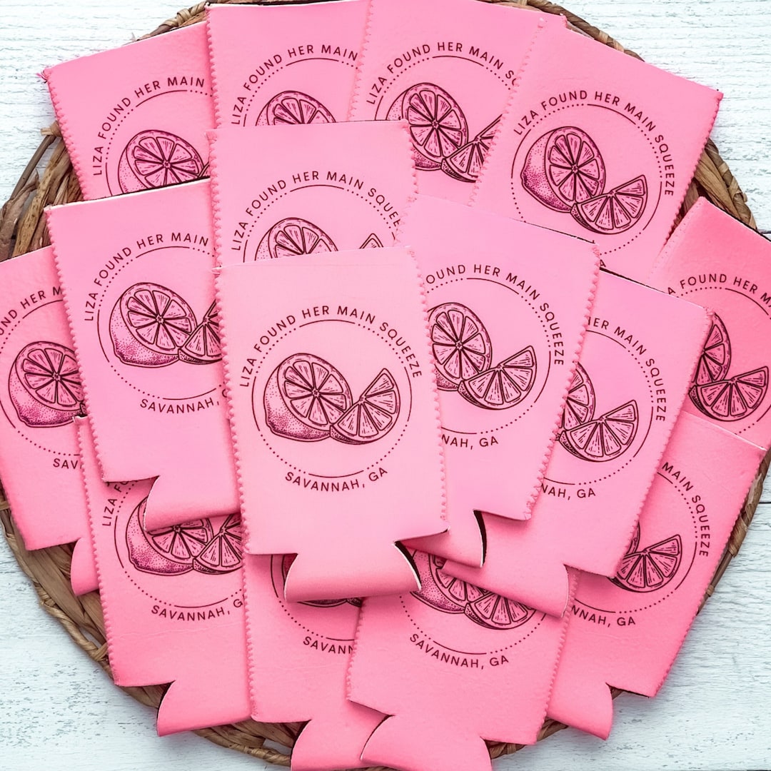 Main Squeeze Can Cooler, She Found Her Main Squeeze, Bachelorette Party ...