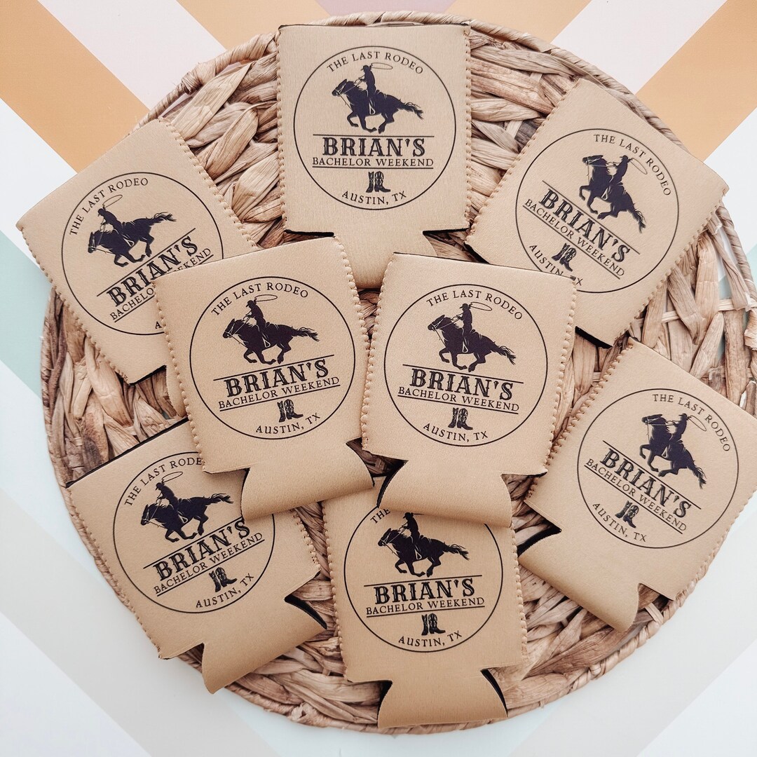 Western Bachelor Party, Last Rodeo, Bachelor Party Can Cooler ...