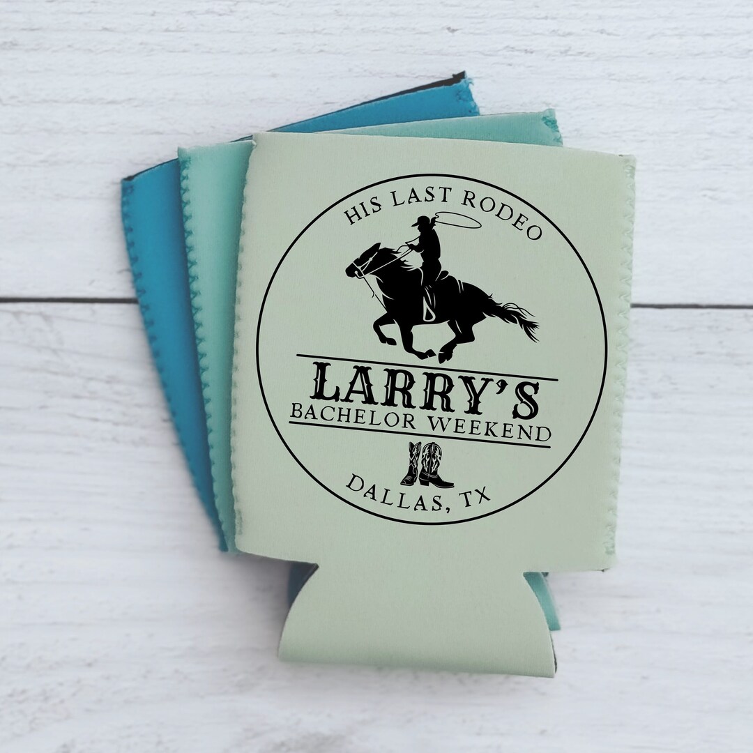 Western Bachelor Party, Last Rodeo, Bachelor Party Can Cooler ...