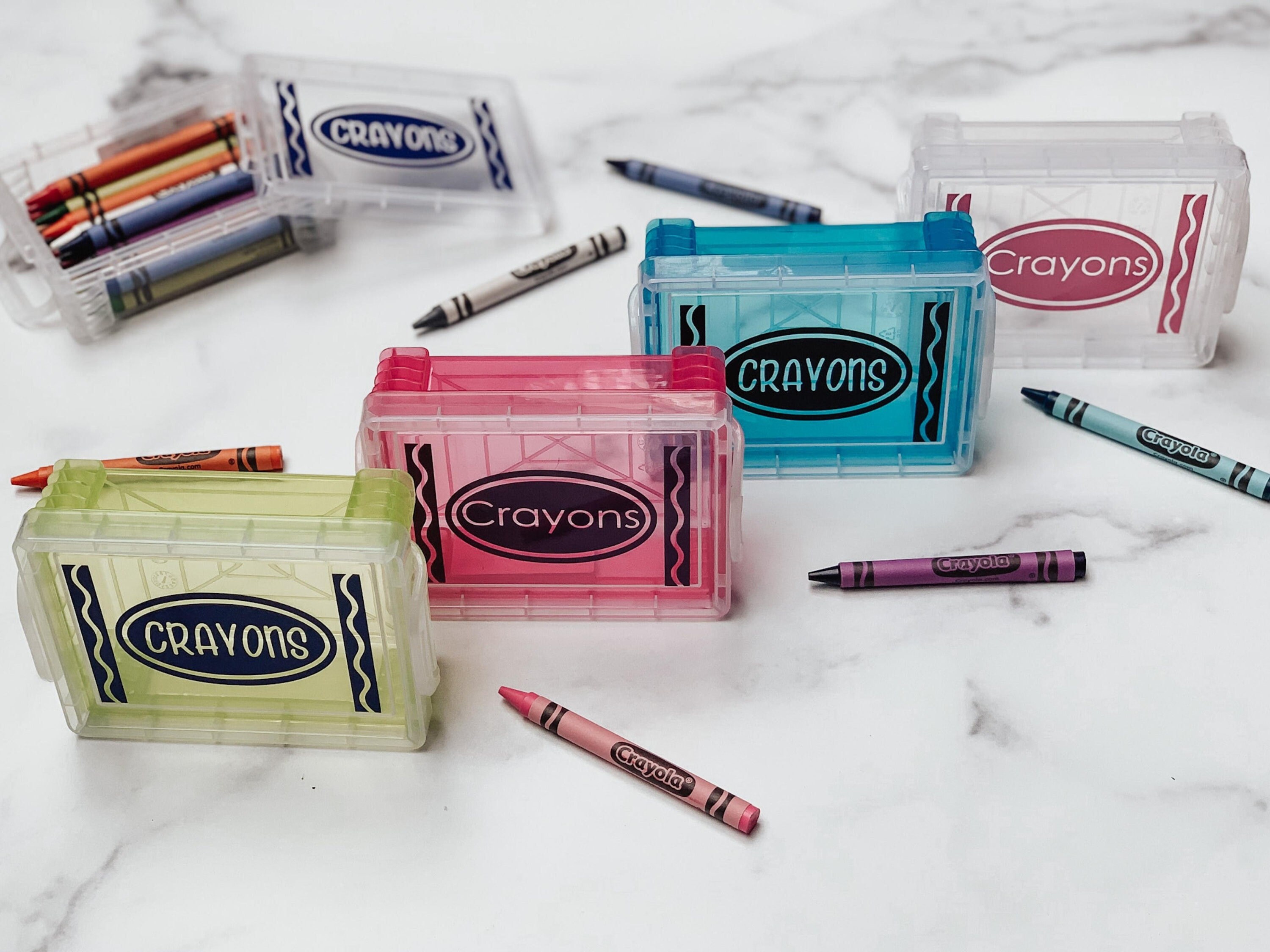 Toys Learning & School Toys & Games Personalized Crayon Box School Box ...