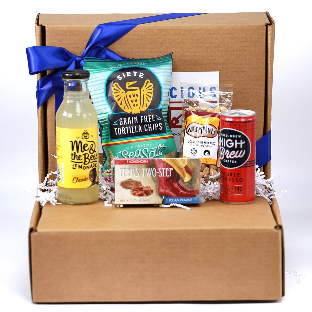 Snack Break Gift Box, Snack Gift, Austin Local Snacks, Thank You Gift - Etsy
