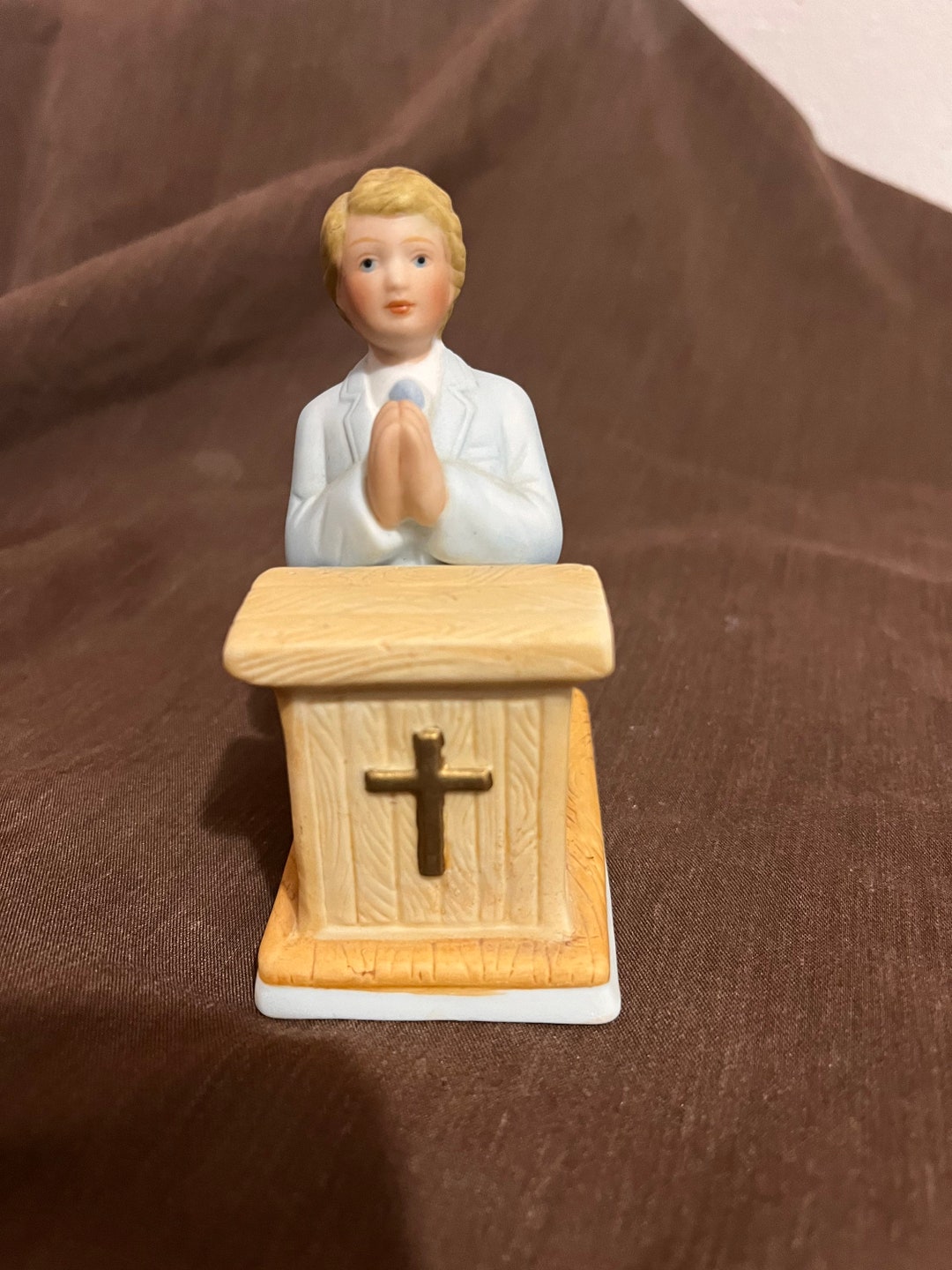 First Communion or Confirmation Figurine by Roman Inc 1985 - Etsy