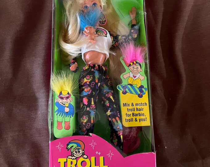 Troll Barbie - Etsy
