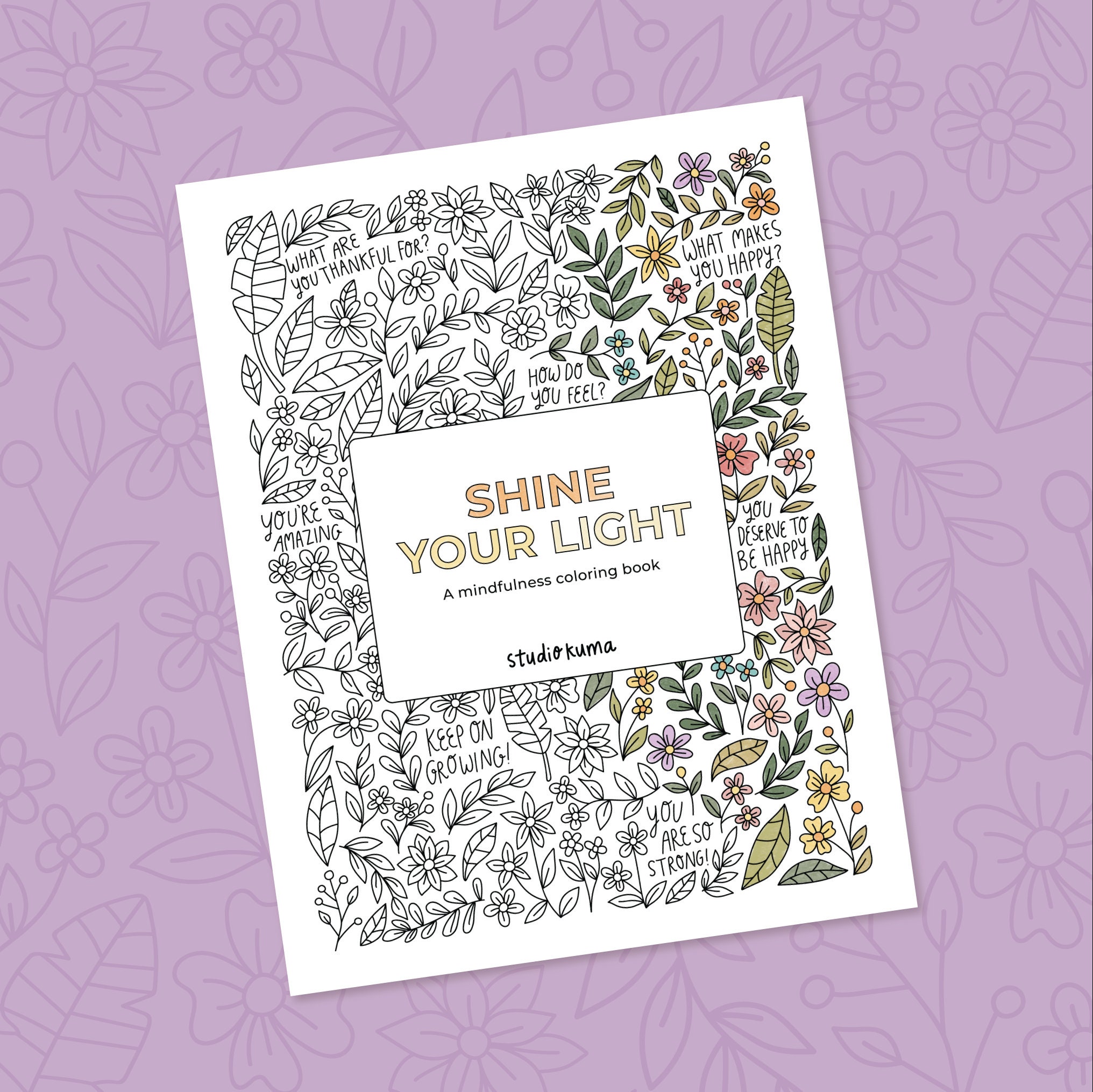 Digital Coloring Book || for Print or Digital Use - Etsy