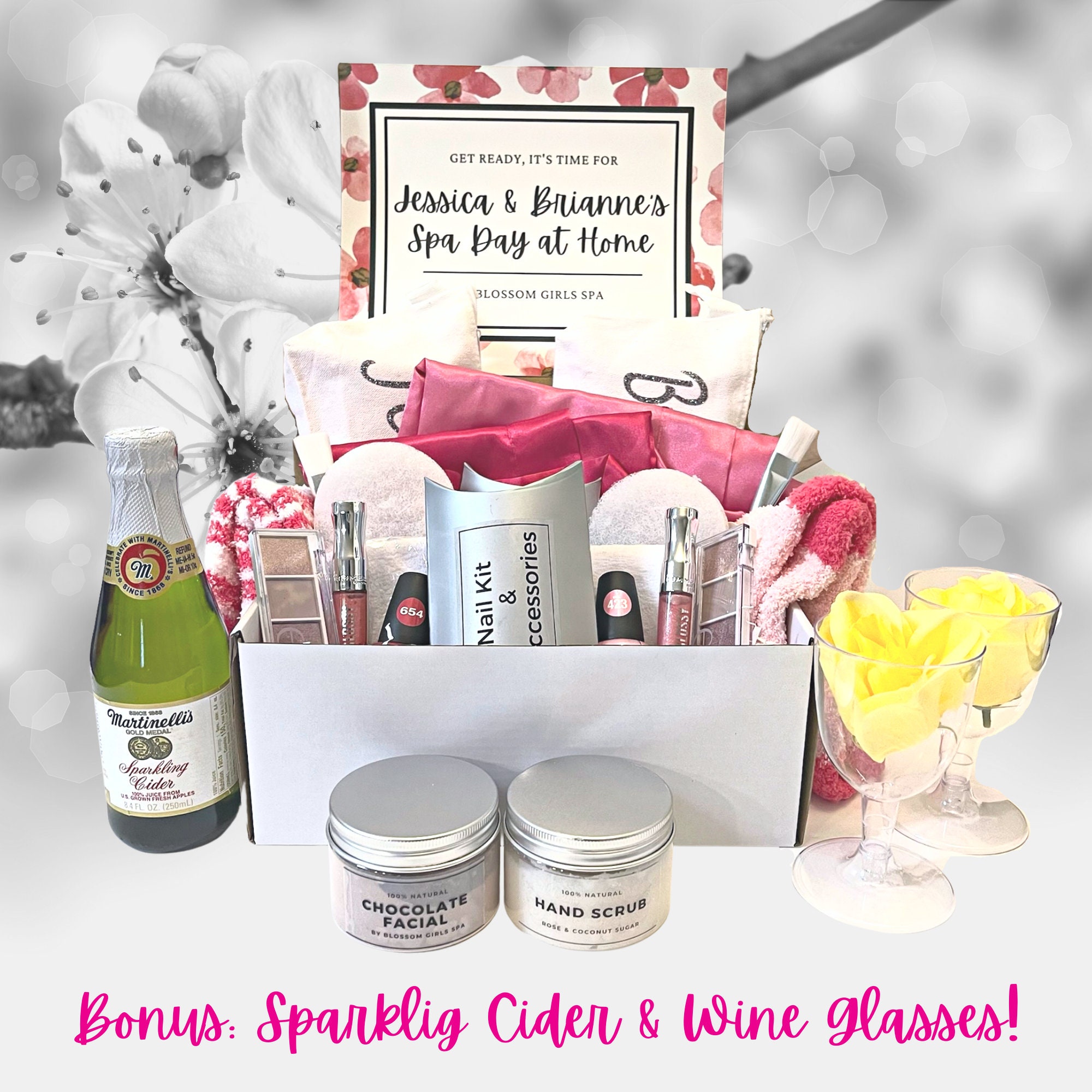 Deluxe Spa Day at Home Gift Set for Two - Etsy