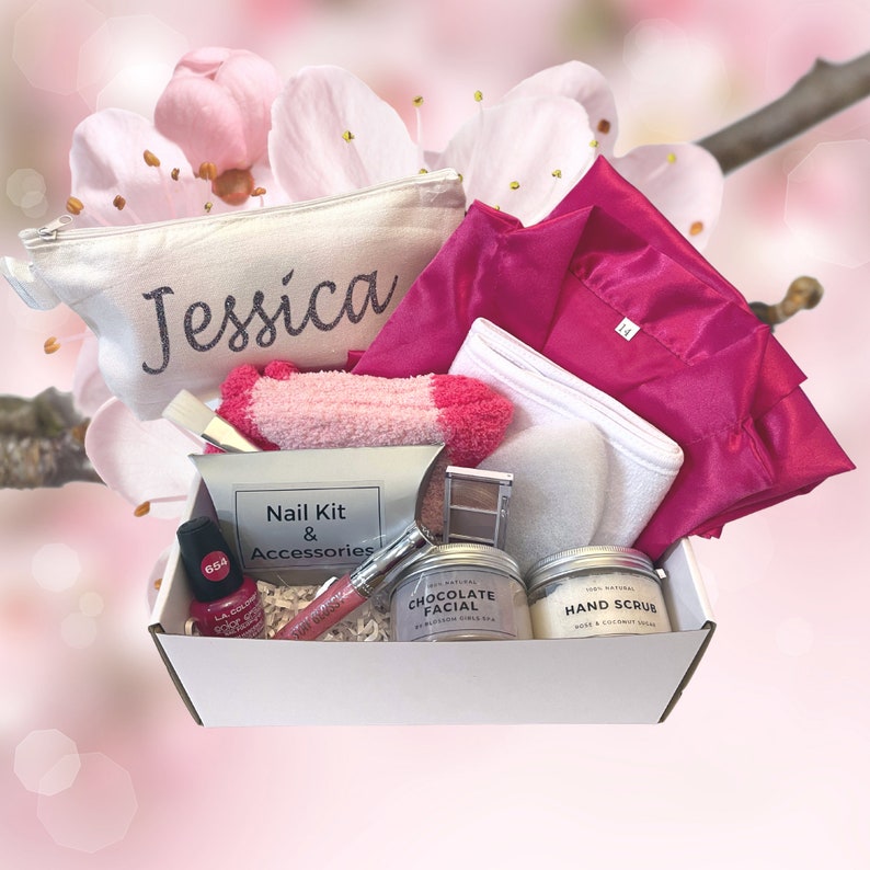 Spa Day Gift Set With Silk Robe - Etsy