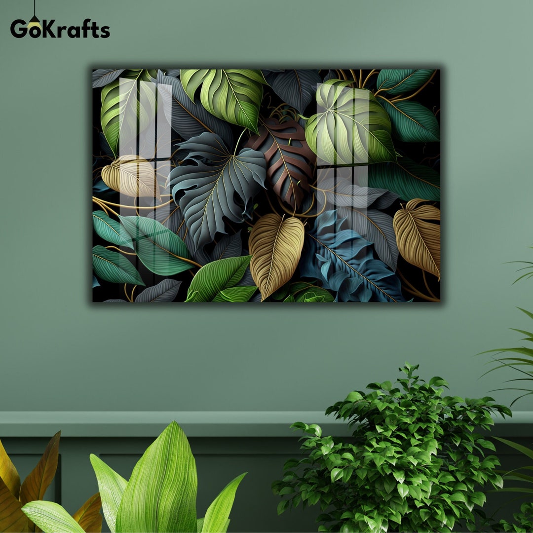 Nature Acrylic Tempered Glass Wall Art, Wall Decor, Wall Hanging, Extra ...