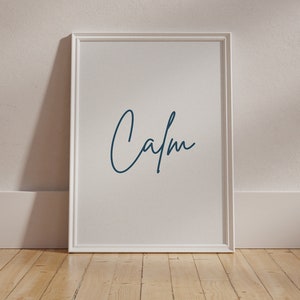 Artwork for Home Office, Minimalist Earthy Boho Wall Art, Calm ...