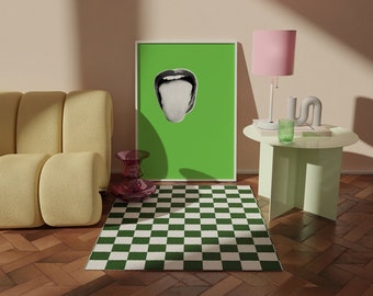 Edgy Green Wall Art - Etsy