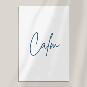 Artwork for Home Office, Minimalist Earthy Boho Wall Art, Calm ...