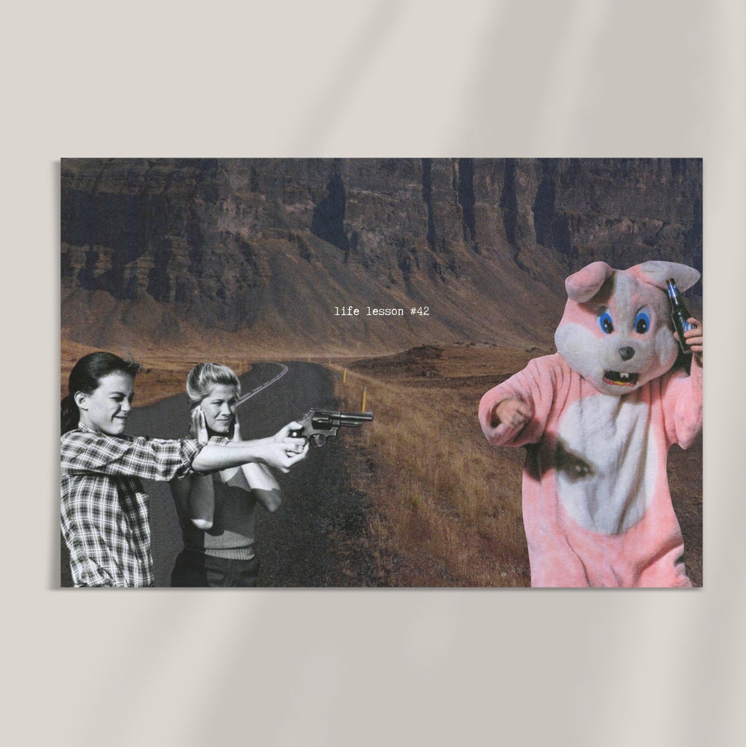 Weird Collage Wall Art, Eclectic Funny Art Prints, Interesting Art ...