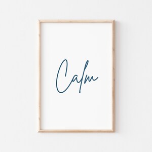 Artwork for Home Office, Minimalist Earthy Boho Wall Art, Calm ...