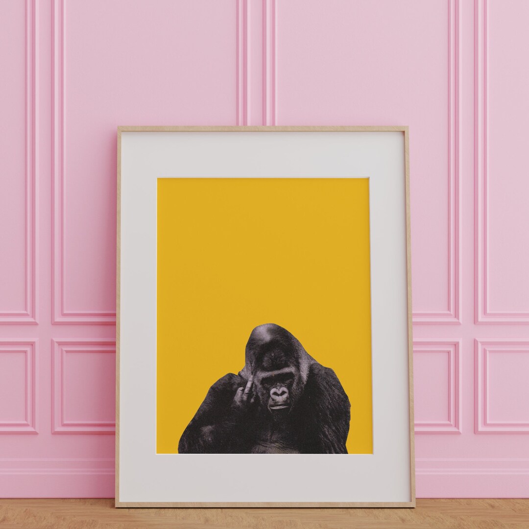 Funny Eclectic Wall Art, Edgy Wall Art Print, Weird Wall Art ...