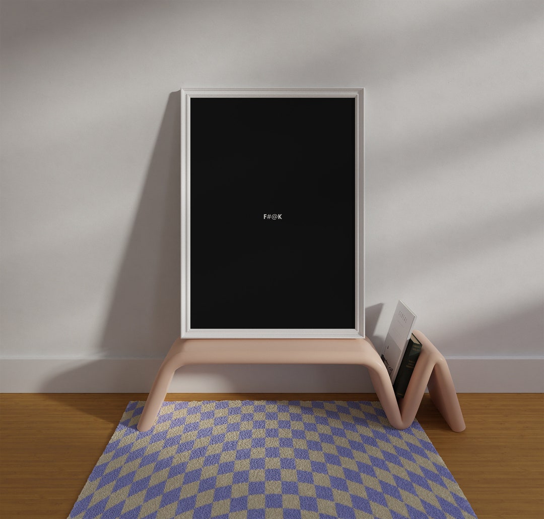 Funny Curse Word Print: Edgy Typography Wall Art - Etsy