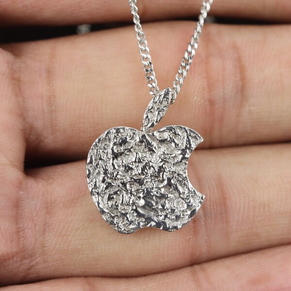Apple Pendant - Etsy