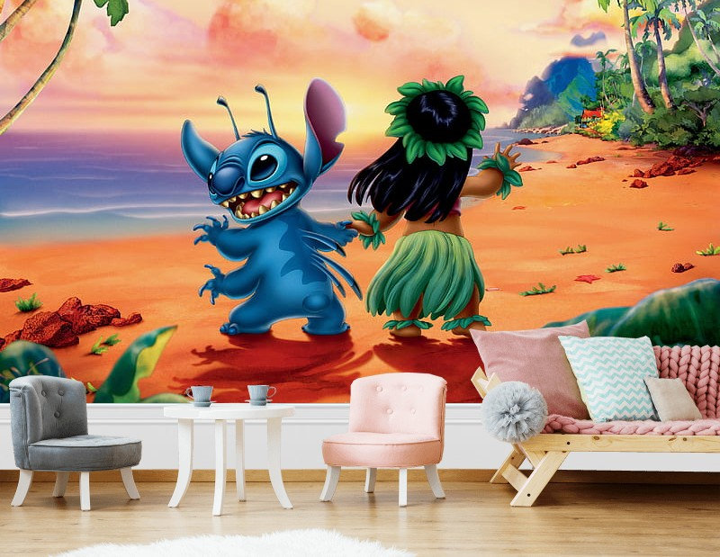 Wall Mural Lilo and Stitch, Movies, Animated-movies, Photo Wallpaper ...