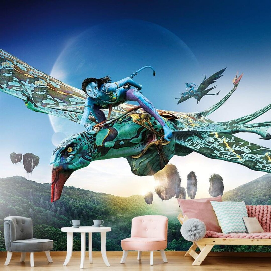 Wall Mural Frontiers of Pandora Photo Wallpaper Avatar Wall Decor Kids ...