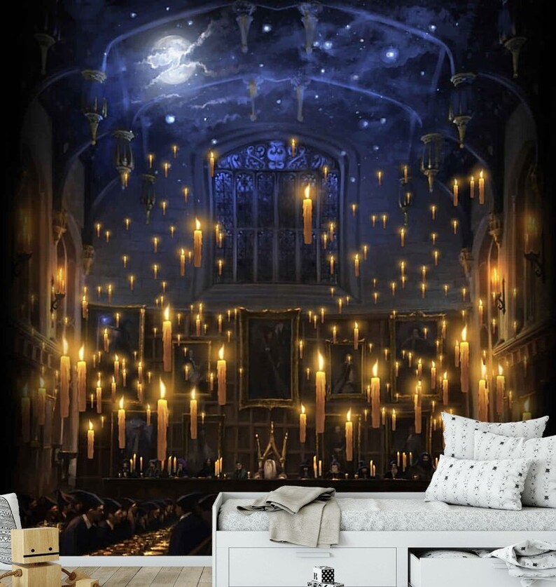 Photo Wallpaper Hogwarts Castle Wizard Castle Wizard - Etsy