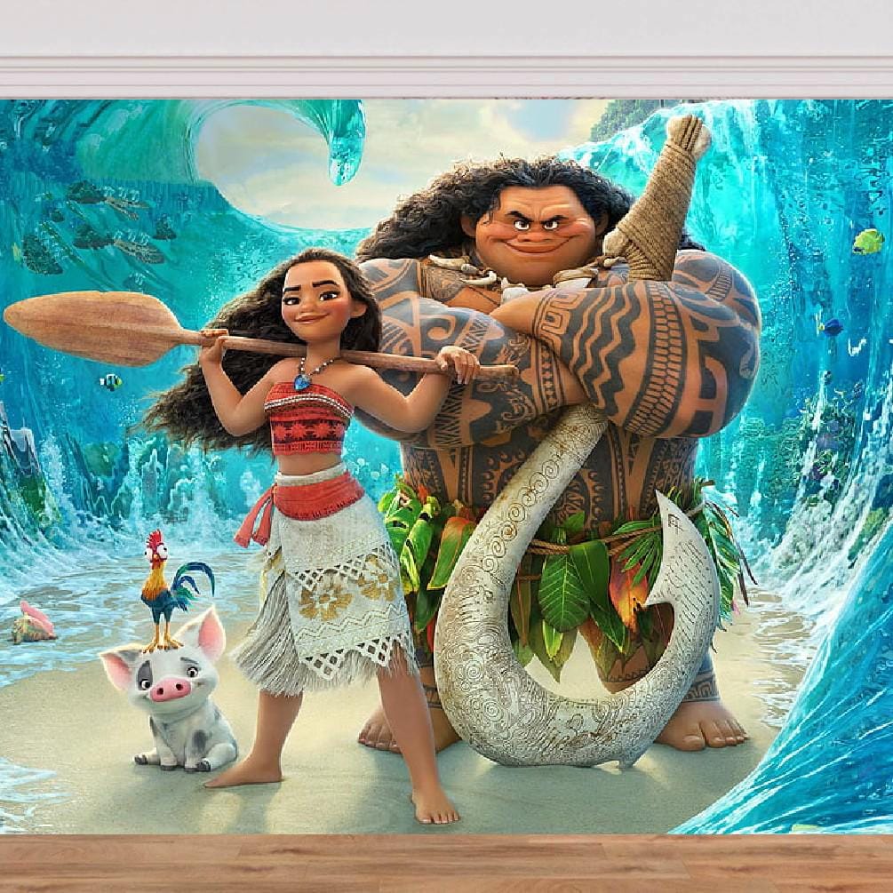 Wall Mural Moana Photo Wallpaper Kids Room Wall Decor Nursery Children ...