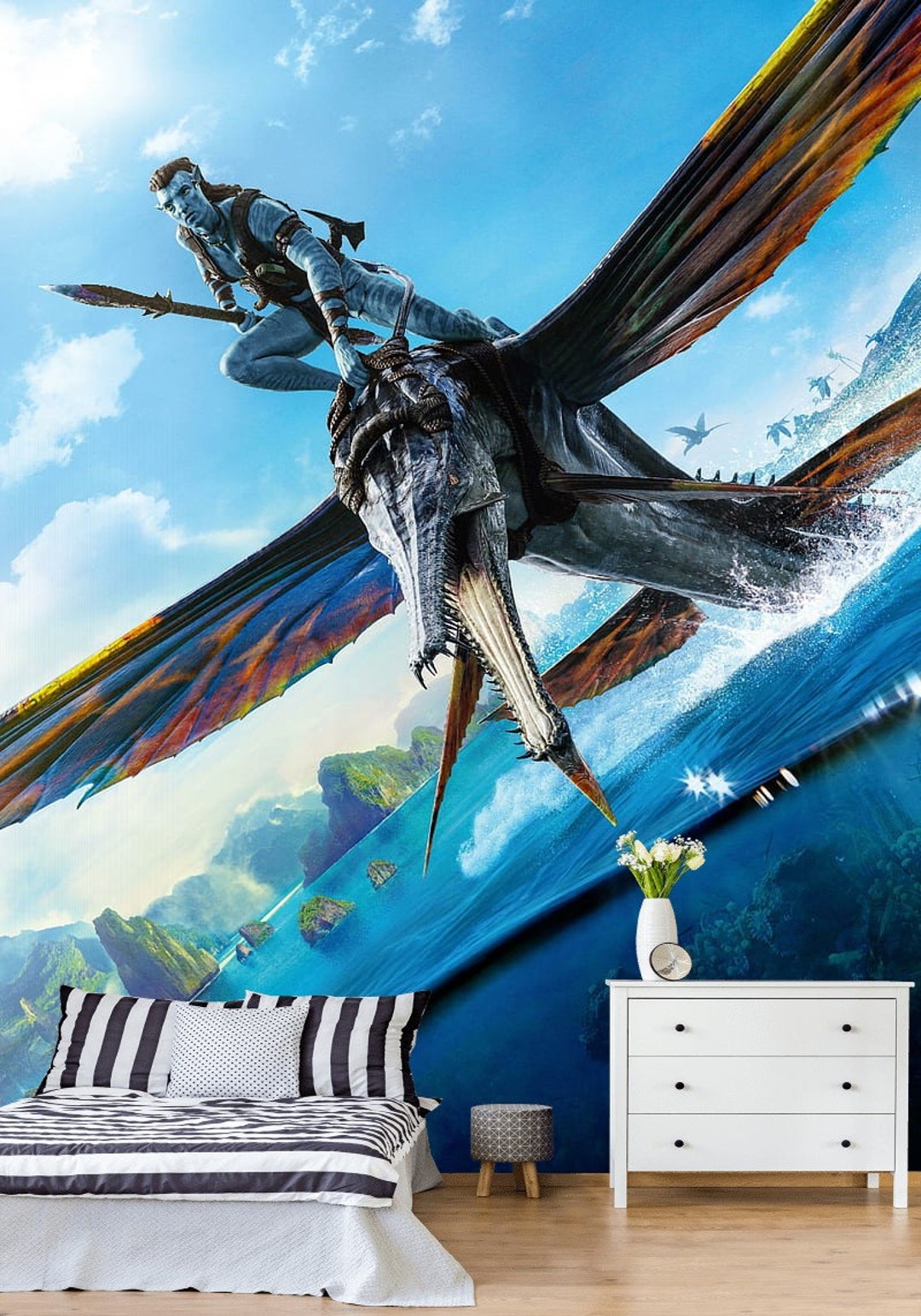 Wall Mural Avatar Photo Wallpaper Kids Room Wall Decor - Etsy