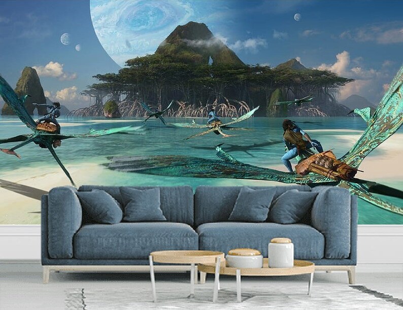 Photo Wallpaper Avatar the Way of Water Wall Mural Decor Children's ...