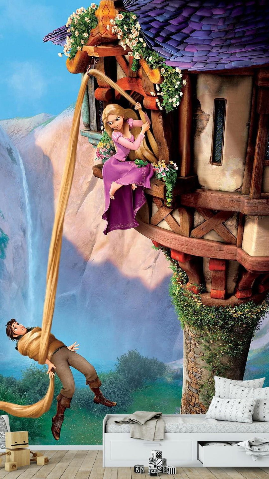 Photo Wallpaper Disney, Tangled, Rapunzel, Flynn, Princess, Wall Mural ...