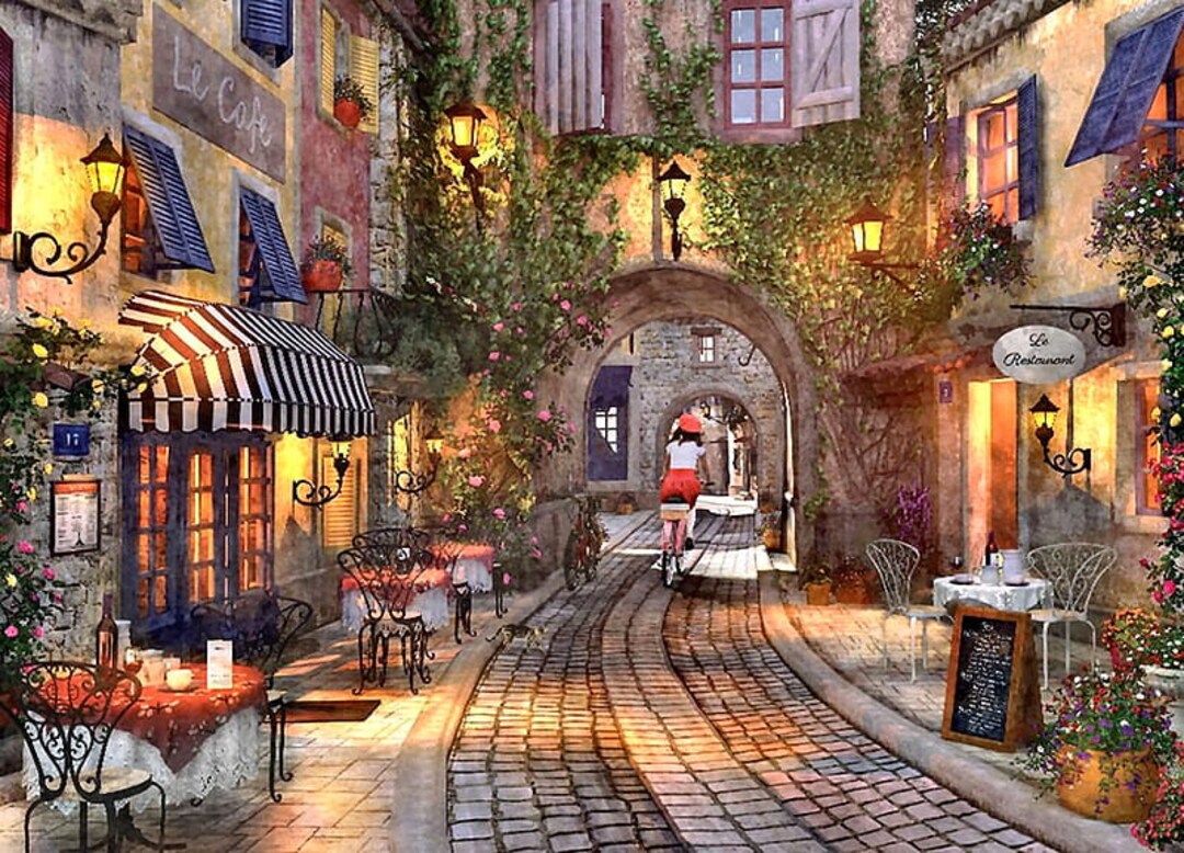 Wall Mural Old French Street Photo Wallpaper Wall Decor Home Decor ...