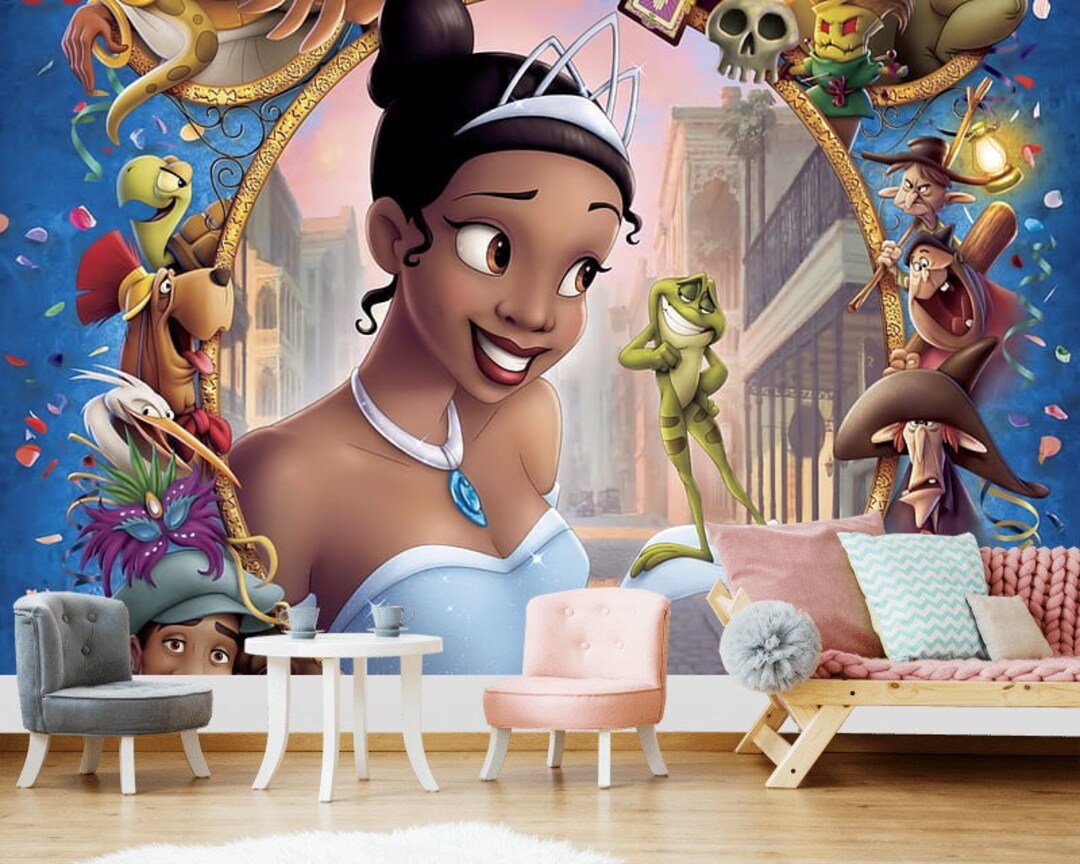 Wall Mural Tiana, the Princess and the Frog, Photo Wallpaper Children's ...