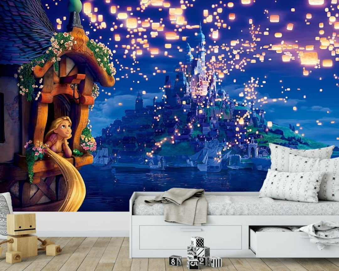 Photo Wallpaper Tangled, Rapunzel, Blonde, Princess, Disney Wall Mural ...