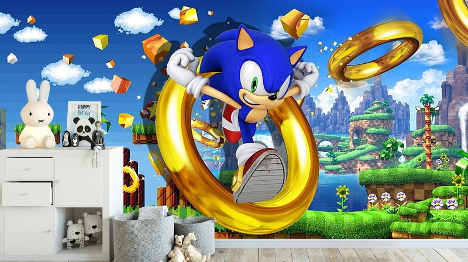 Wall Mural Sonic the Hedgehog, Sonic, Games, Photo Wallpaper - Etsy