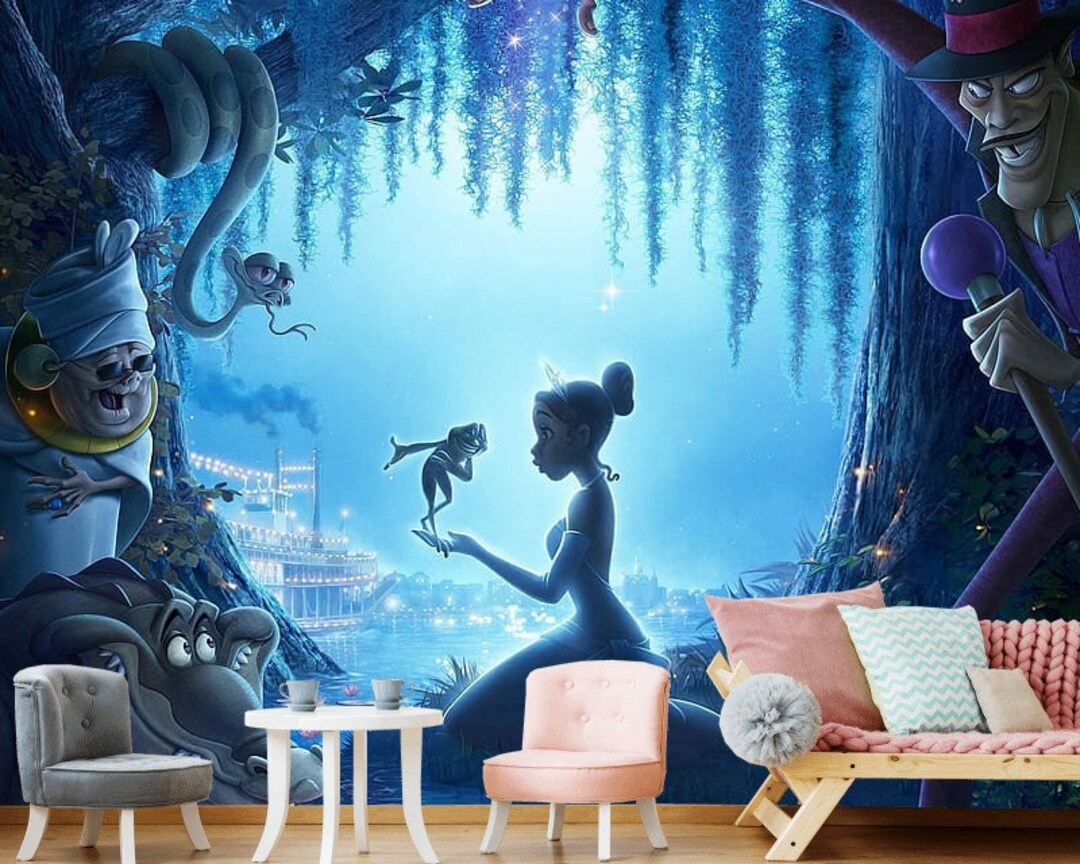 Photo Wallpaper Tiana, the Princess & the Frog, Disney Wall Mural Kids ...