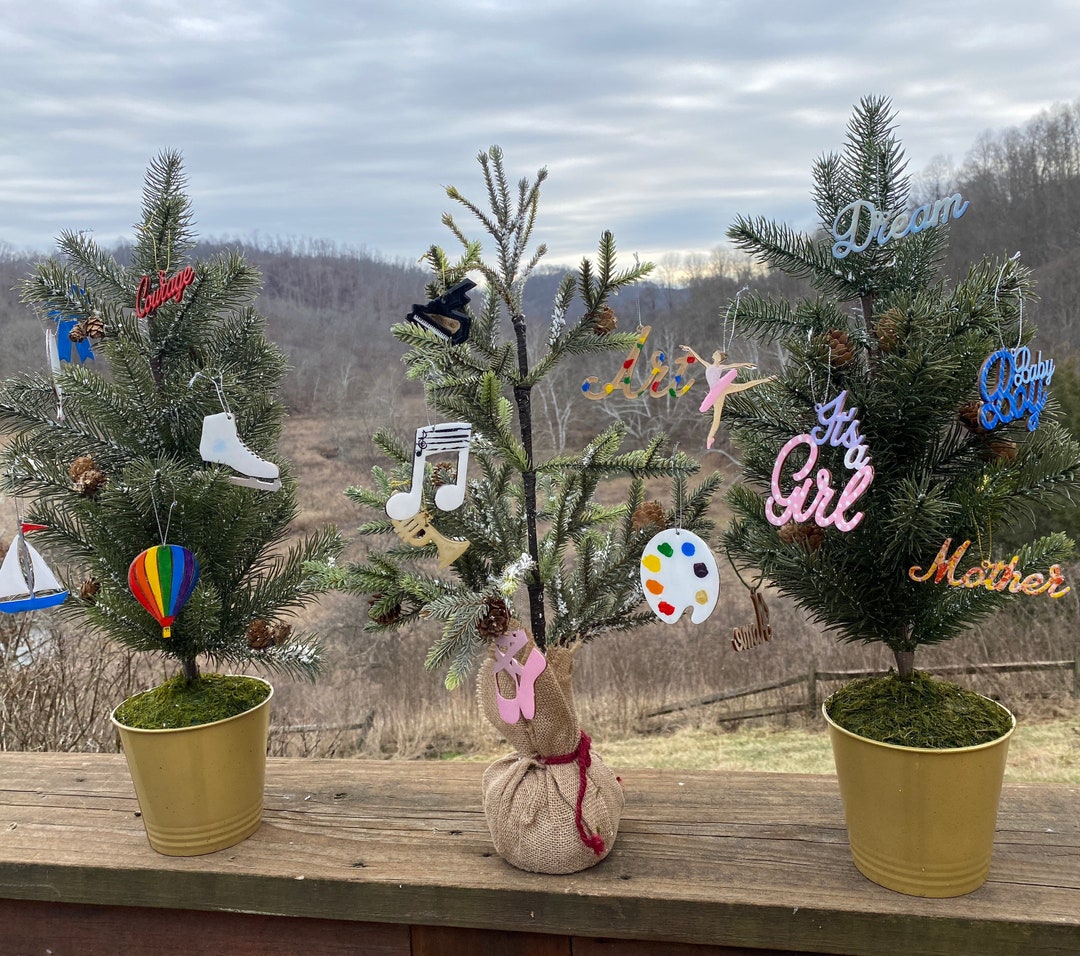 Affirmation Dream Tree Ornaments, Goal Setting Planner, Vision Tree ...