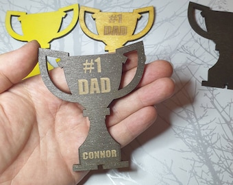 Number 1 Dad Trophy | Etsy