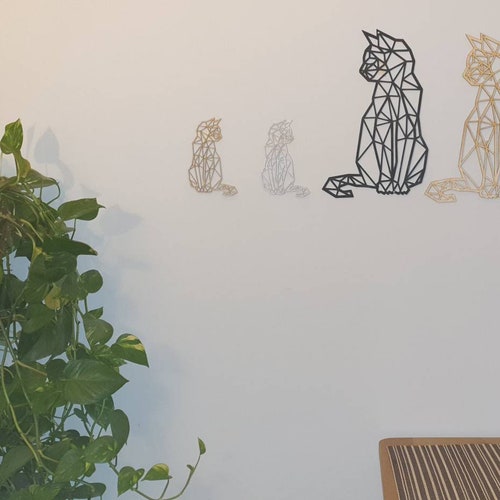 Meow Wall Decal Cat Design Vinyl Decor for Room Bedroom - Etsy