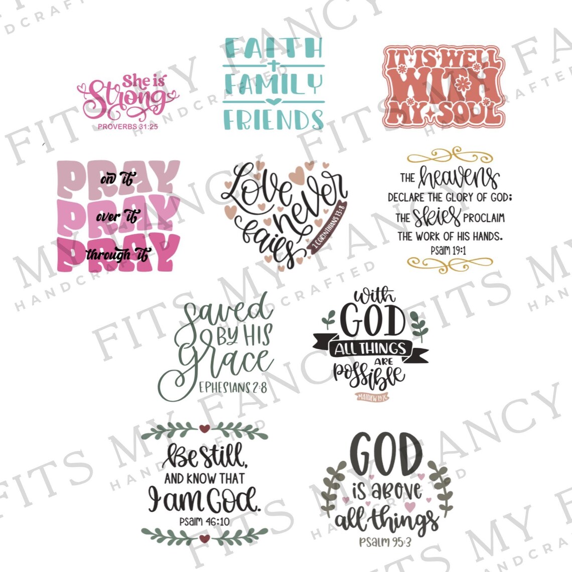 Religious Magnetic Bookmark – Holographic Christian Page Marker ...