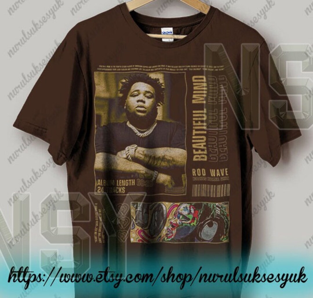 Rod Wave Beautiful Mind Graphic Tee Shirt - Etsy