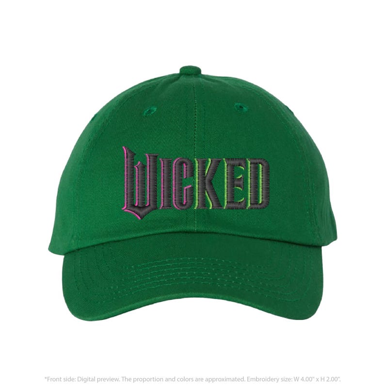 Wicked Classic Dad's Cap - Broadway Musical Inspired, Wicked Fans Gift ...