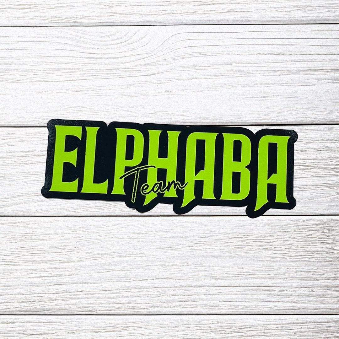 Elphaba Vinyl Sticker - Waterproof, Defying Gravity, Wicked Inspired ...